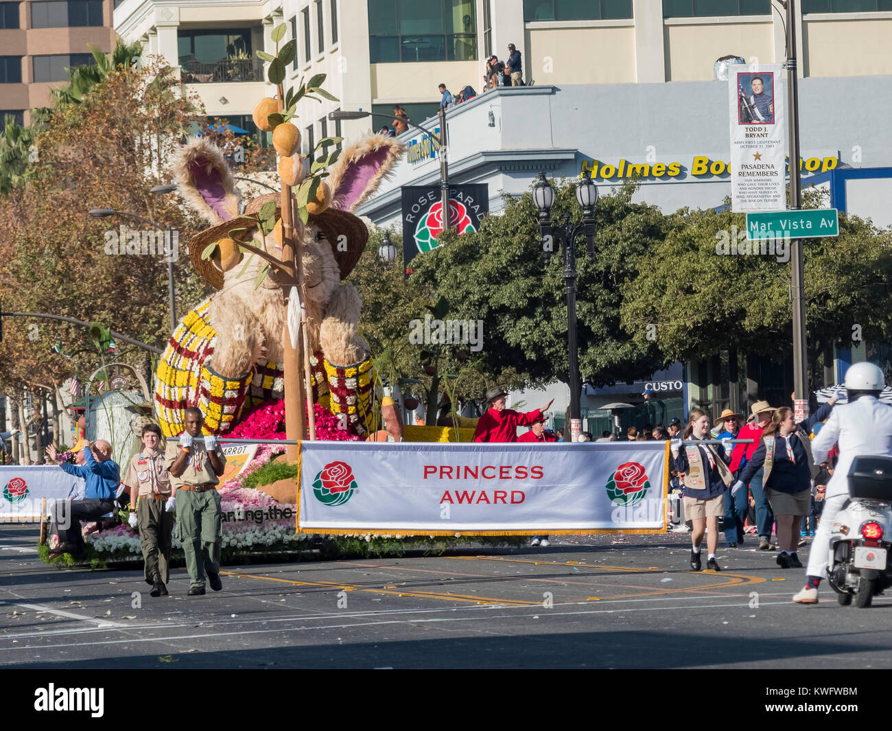 Pasadena, JAN 1: Princess Award Gophers style float in the famous Rose ...