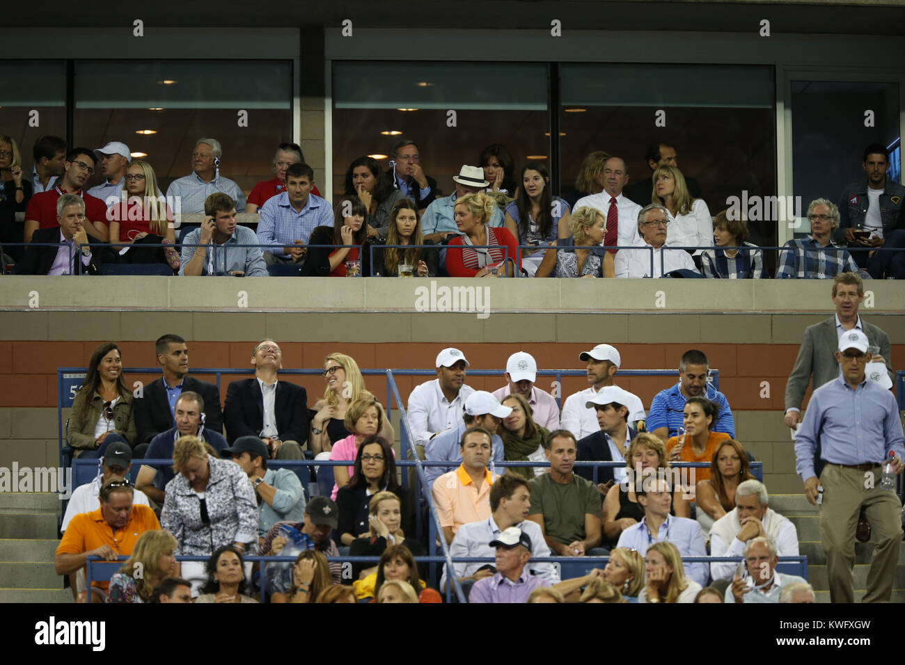 FLUSHING, NY - SEPTEMBER 04: Jessica Biel day ten of the 2013 US Open ...