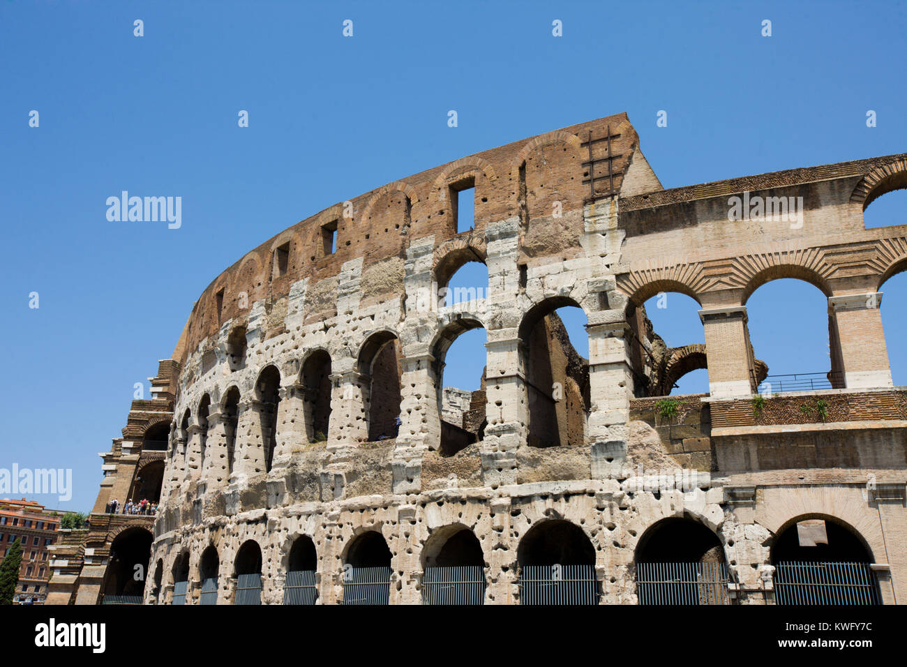 Ruins of great stadium Colosseum, Rome, Italy Stock Photo - Alamy