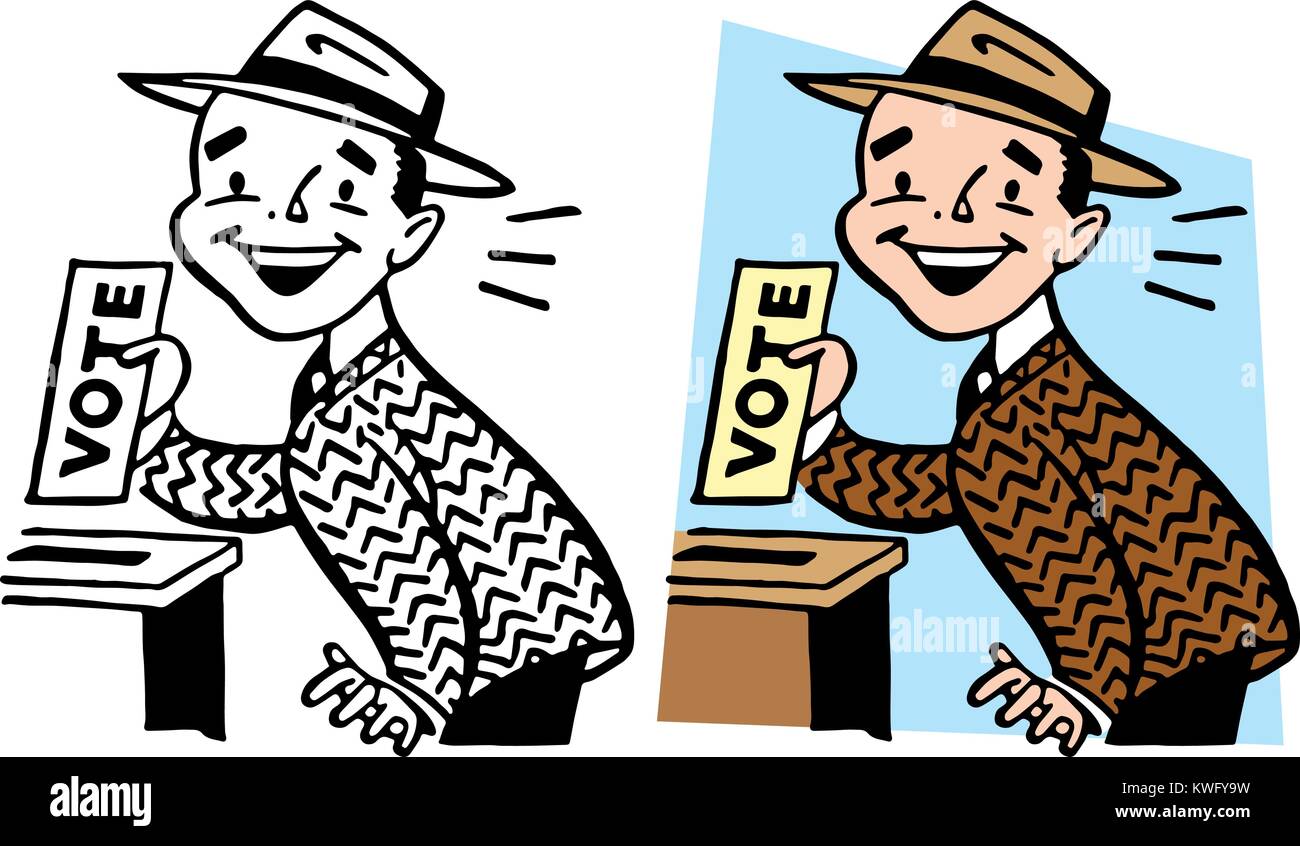 Illustration cartoon man box hi-res stock photography and images - Alamy