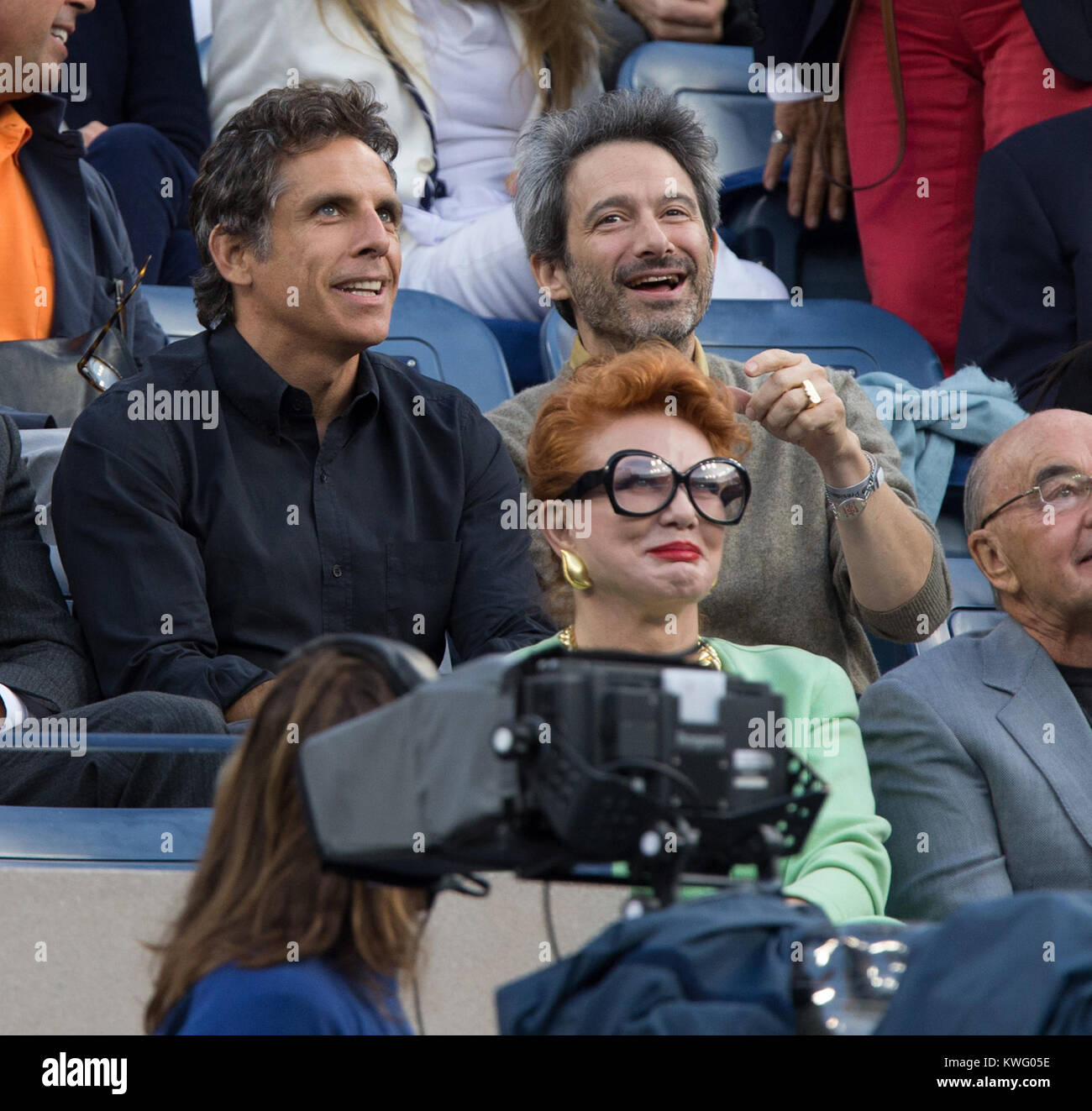 NEW YORK, NY - SEPTEMBER 09: Ben Stiller Sally Jesse Raphael watches ...