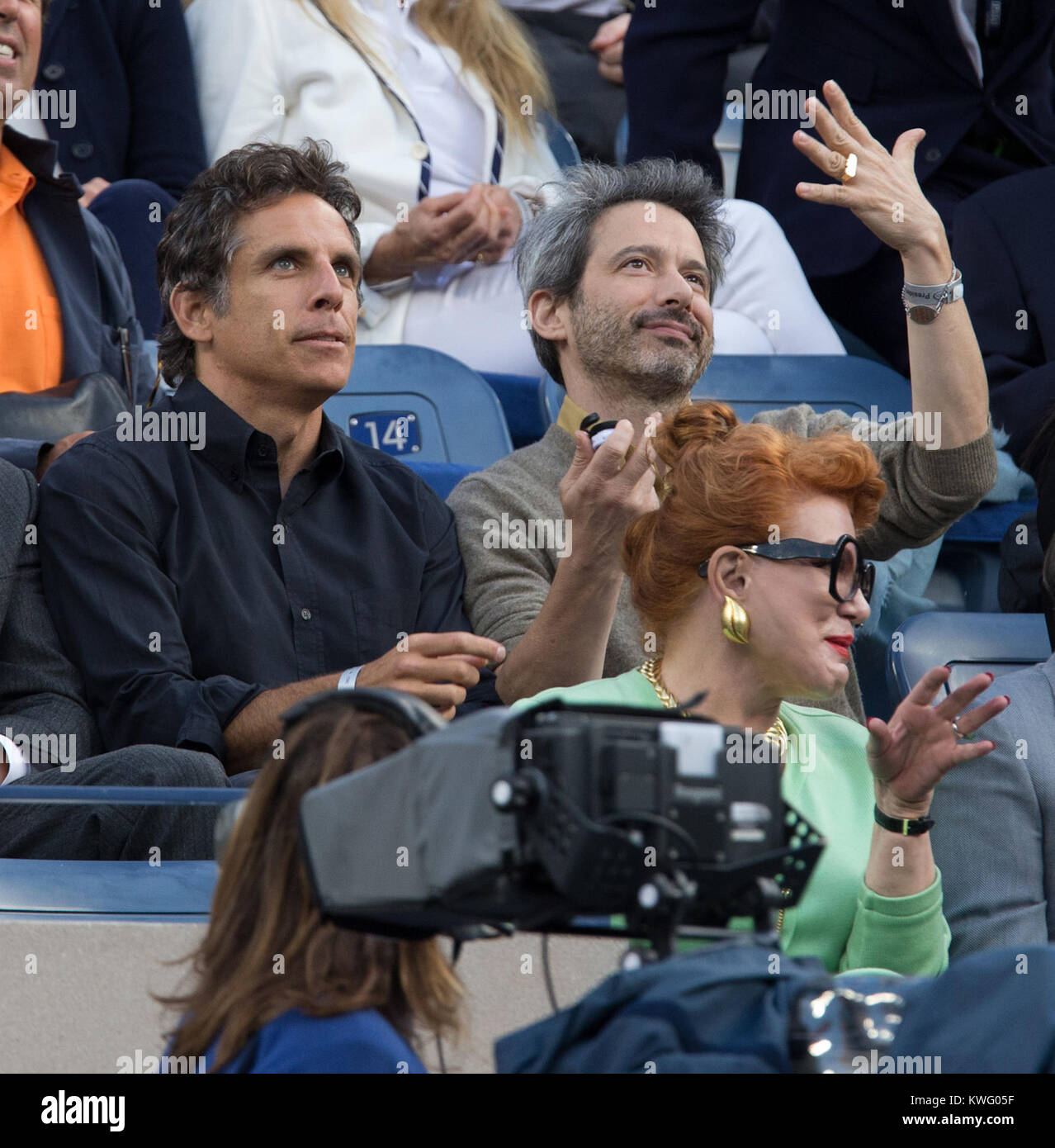 NEW YORK, NY - SEPTEMBER 09: Ben Stiller Sally Jesse Raphael watches ...