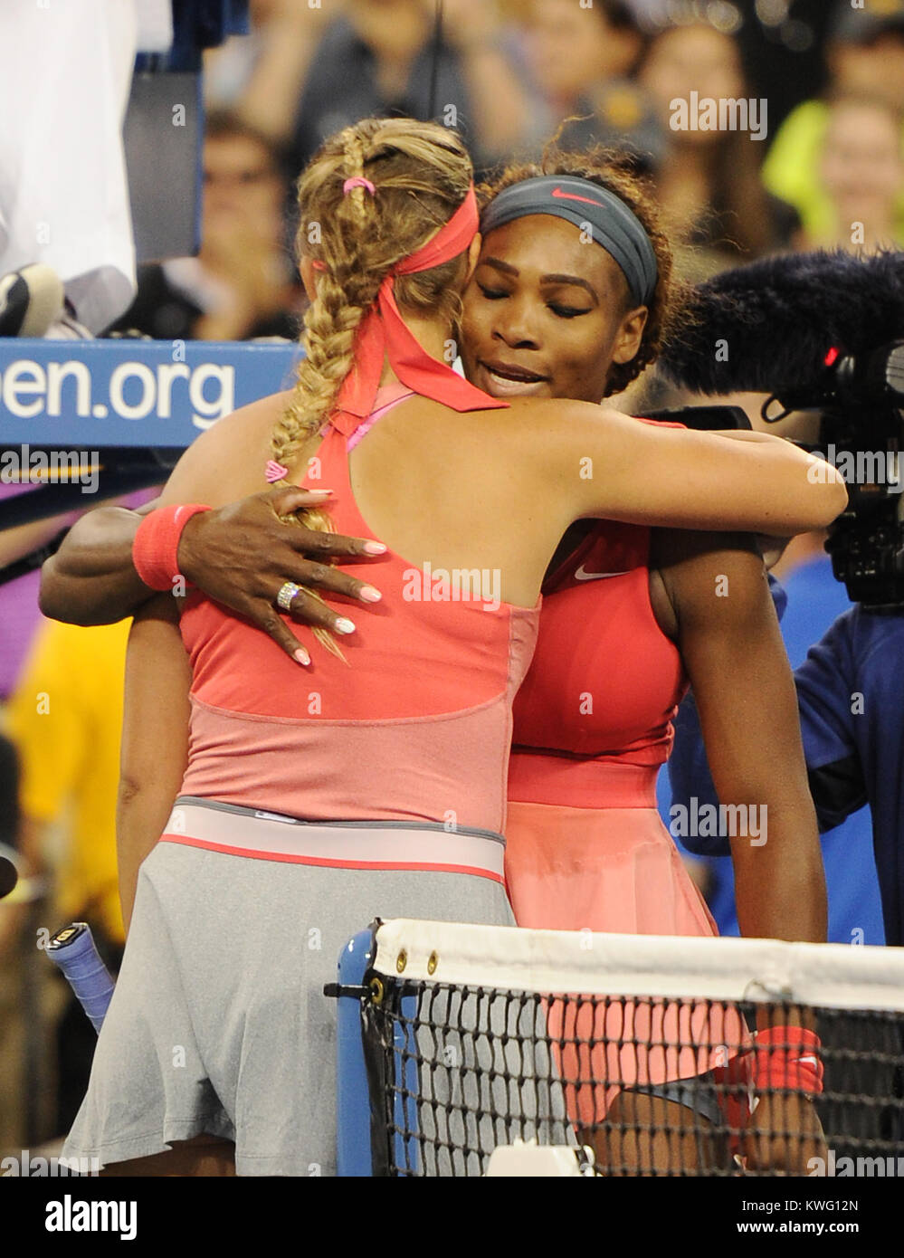 FLUSHING, NY - SEPTEMBER 08: Victoria Azarenka Serena Williams attends ...