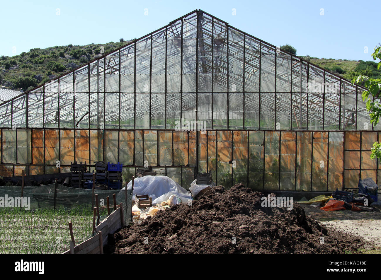 Greenhouse in Turkey Stock Photo - Alamy