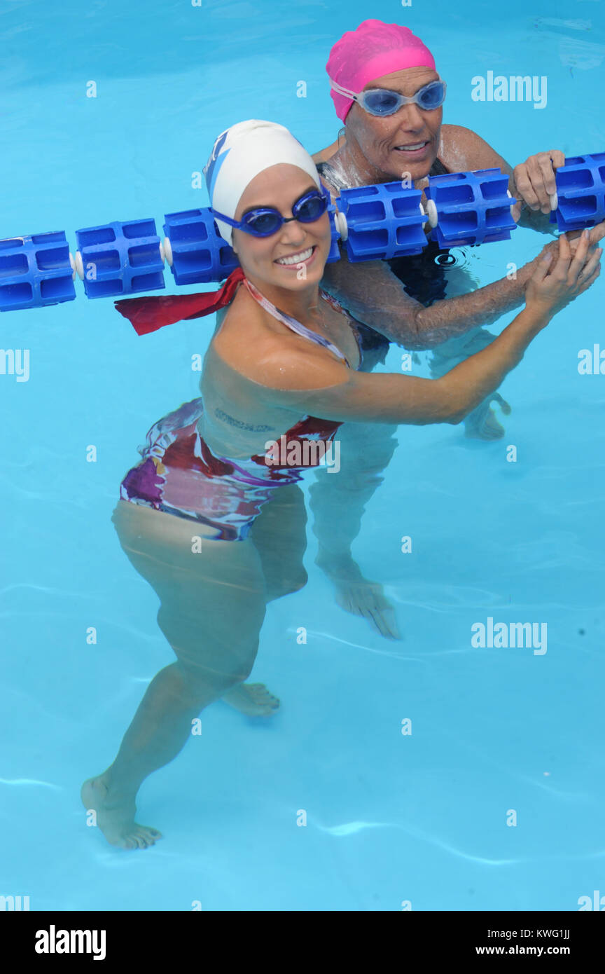 NEW YORK, NY - OCTOBER 10: Long-distance swim legend Diana Nyad, fresh ...