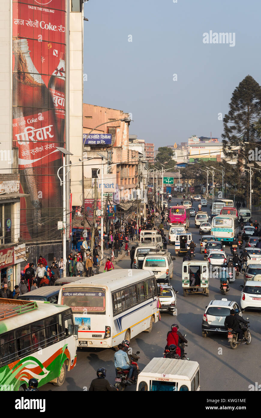 Kathmandu city life hi-res stock photography and images - Alamy