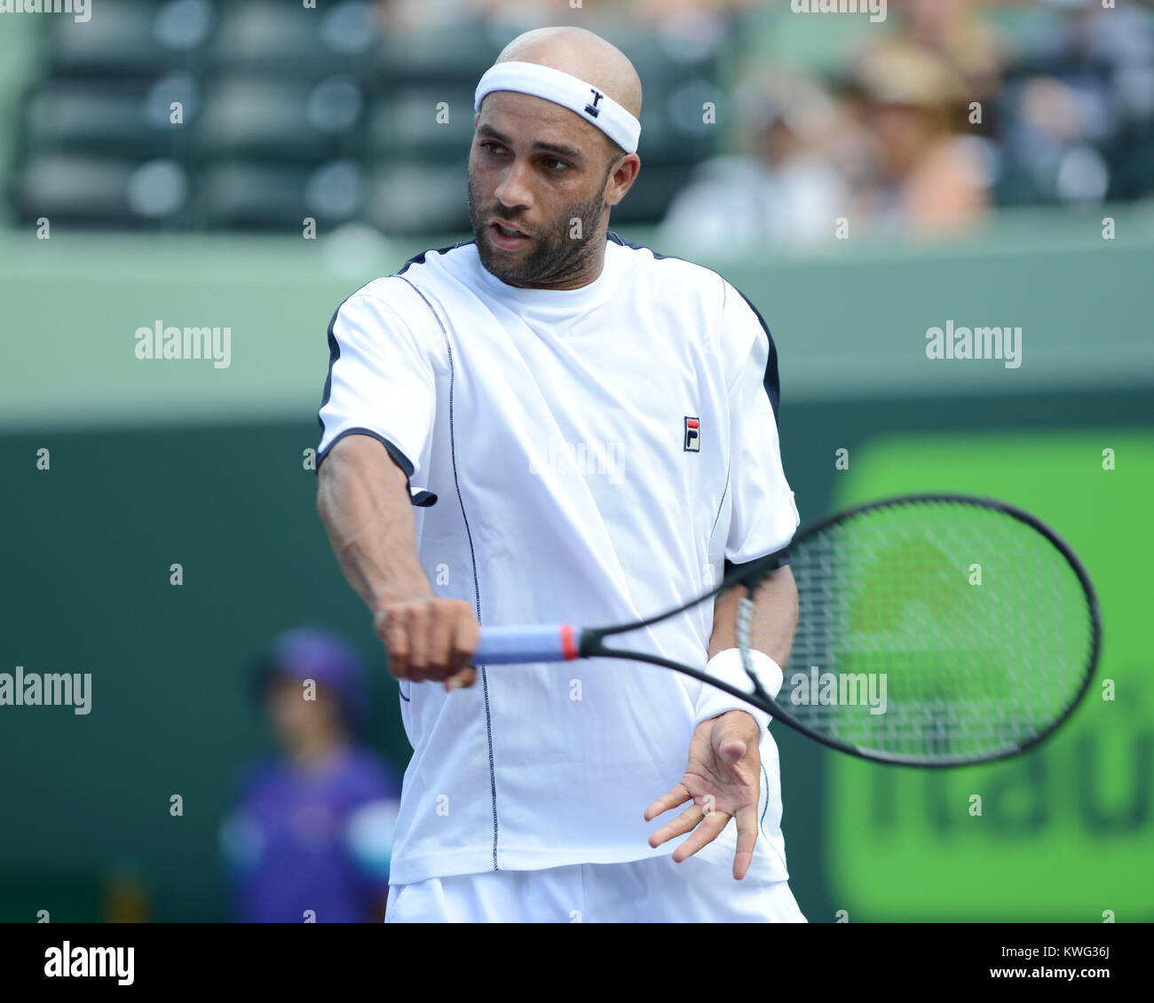 KEY BISCAYNE, FL - MARCH 21: James Blake at the Sony Ericsson Open at ...