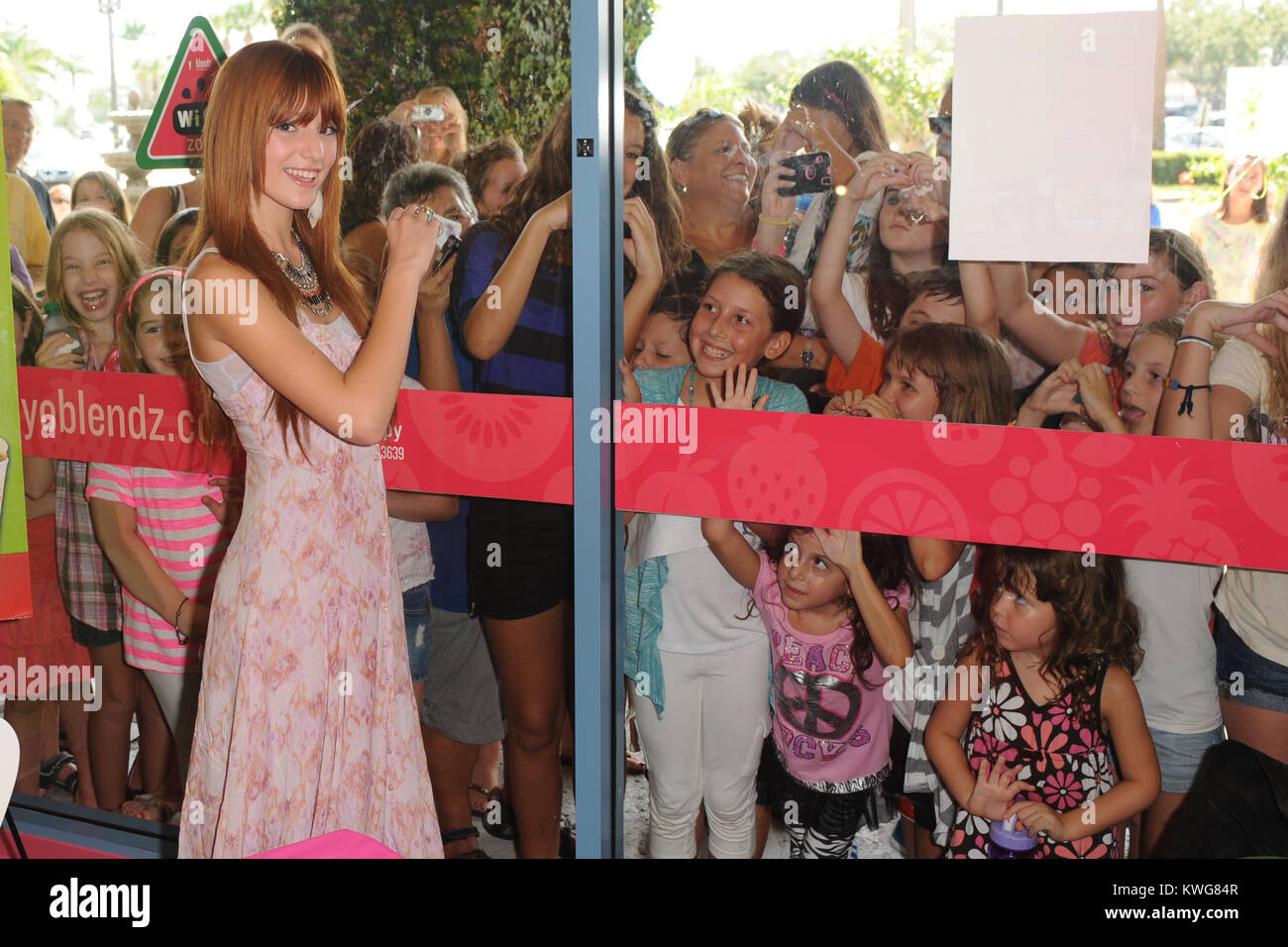 BOCA RATON, FL - AUGUST 27: Bella Thorne makes an appearance at ...