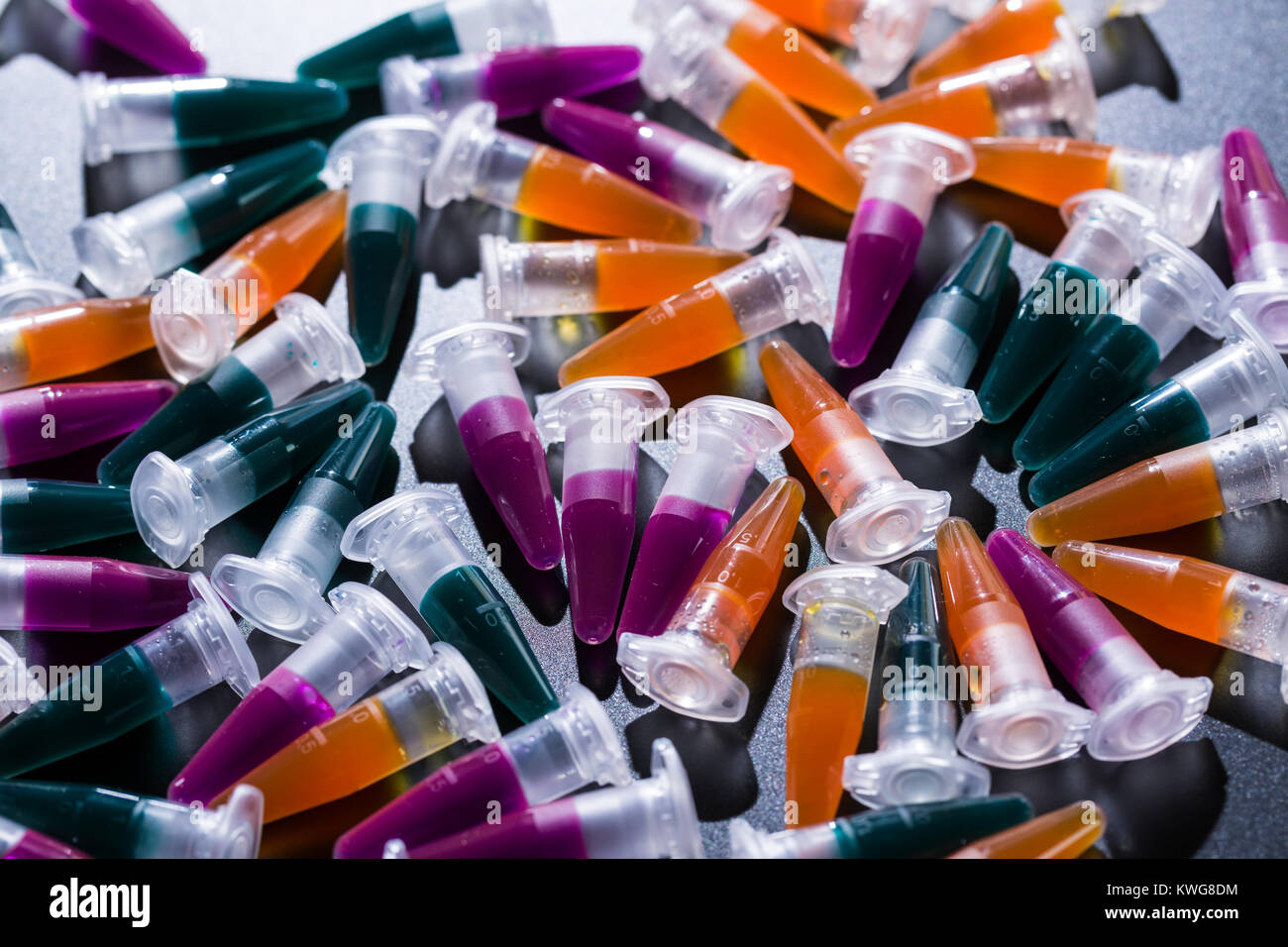 Background of the PCR tubes PCR Tubes on black background Stock Photo ...