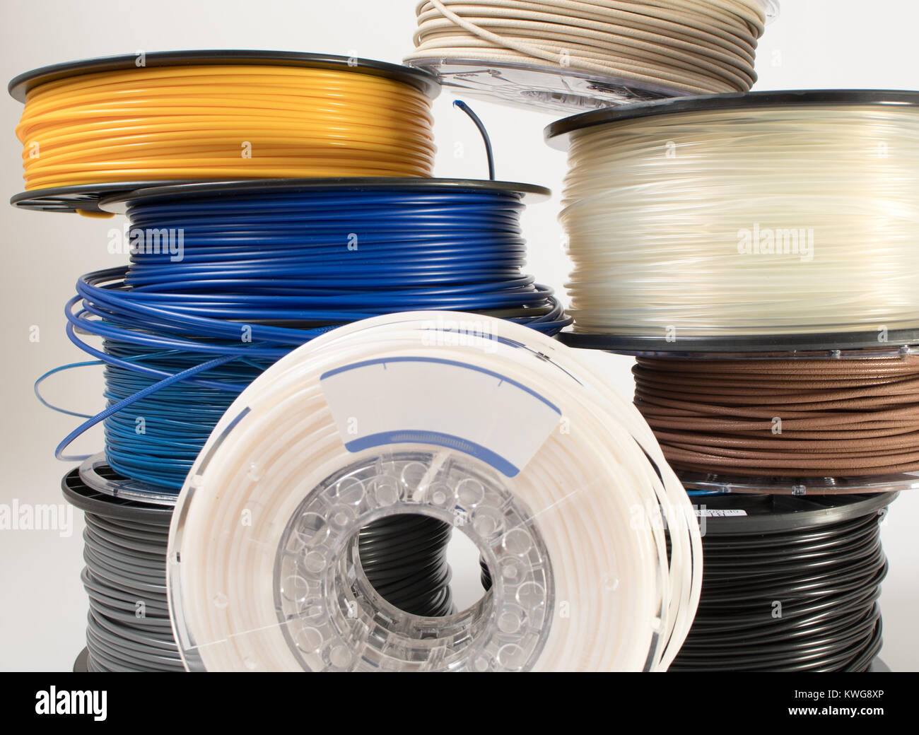 Filament for 3D printing Stock Photo - Alamy