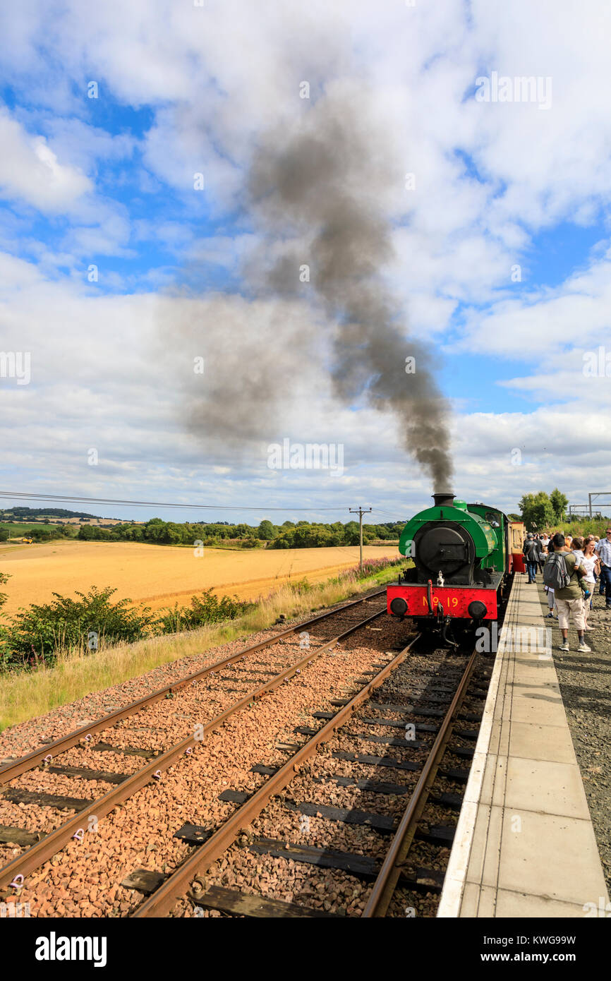 Locomotive 75254, NCB 19, an 0-6-0ST Austerity engine at Manuel ...