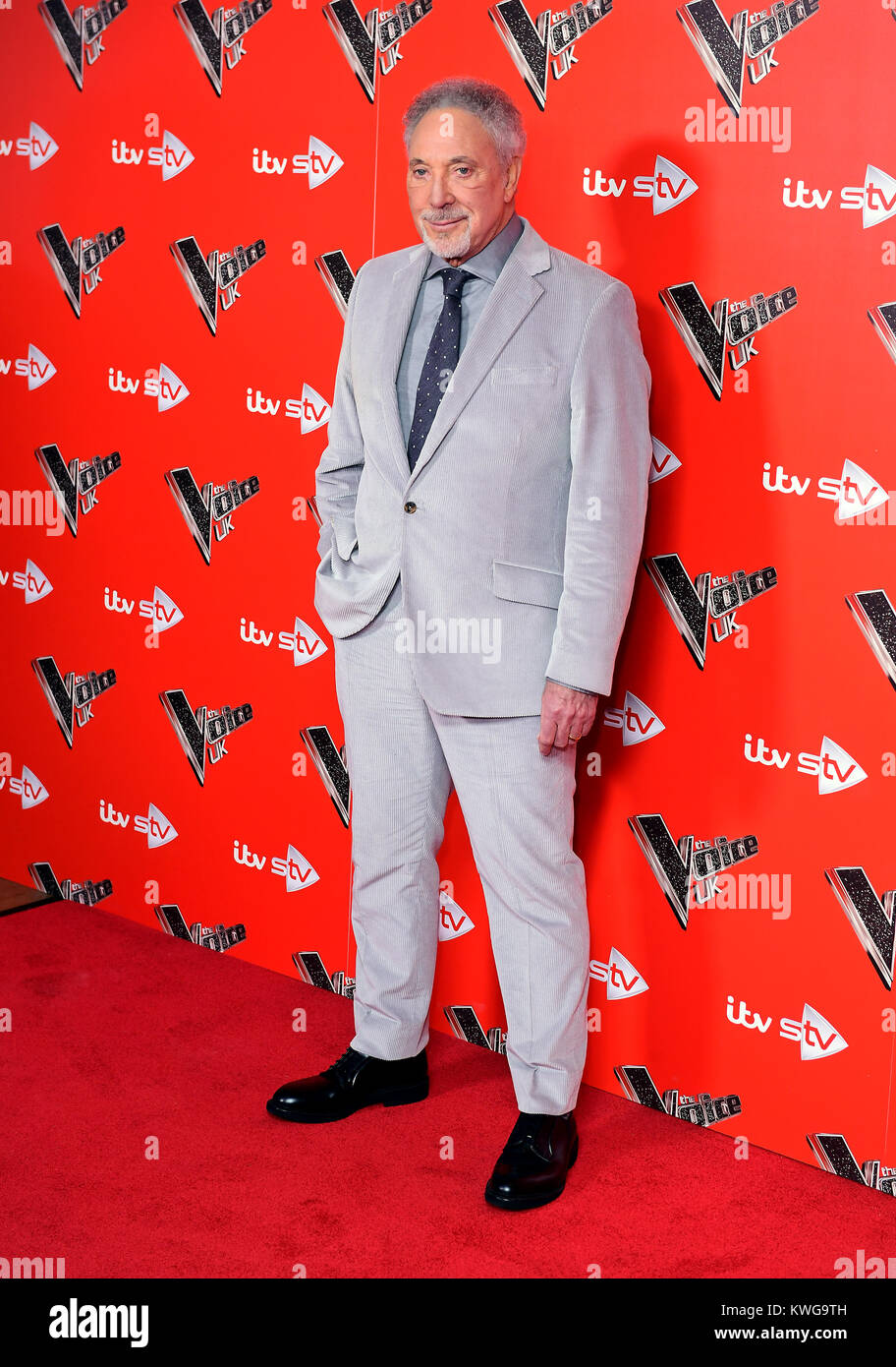 Sir Tom Jones Attending The Voice Uk Launch At Ham Yard Hotel London