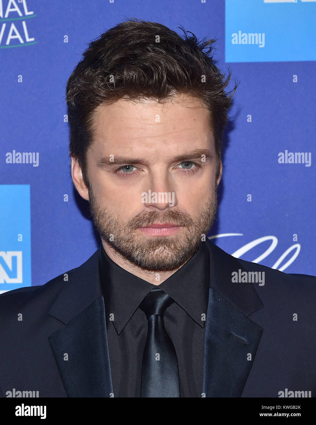 Palm Springs, California, USA. 2nd Jan, 2018. Sebastian Stan arrives ...