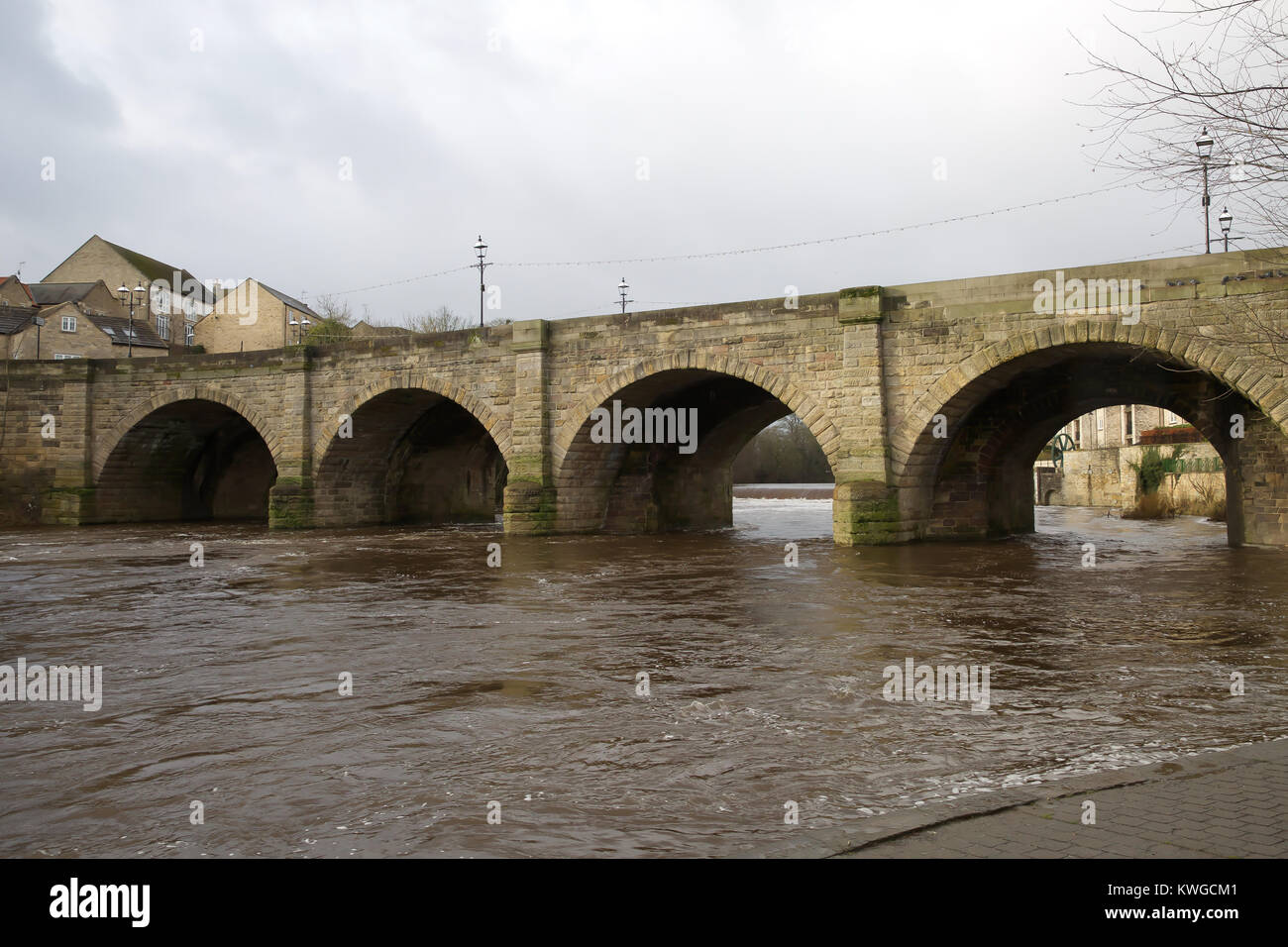 Wetherby, UK. 3rd Jan, 2018. Blue Calm weather after the storm at ...