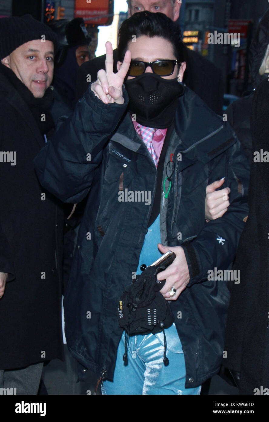 New York, NY, USA. 3rd Jan, 2018. Corey Feldman seen at Good Morning ...