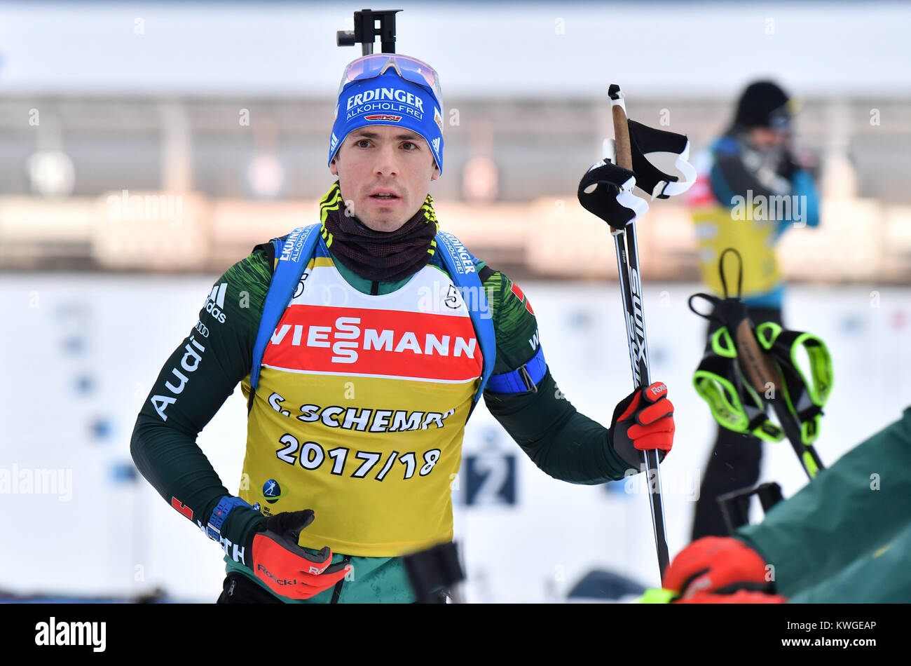Oberhof, Germany. 3rd Jan, 2018. Biathlete Simon Schempp (SZ Uhingen ...