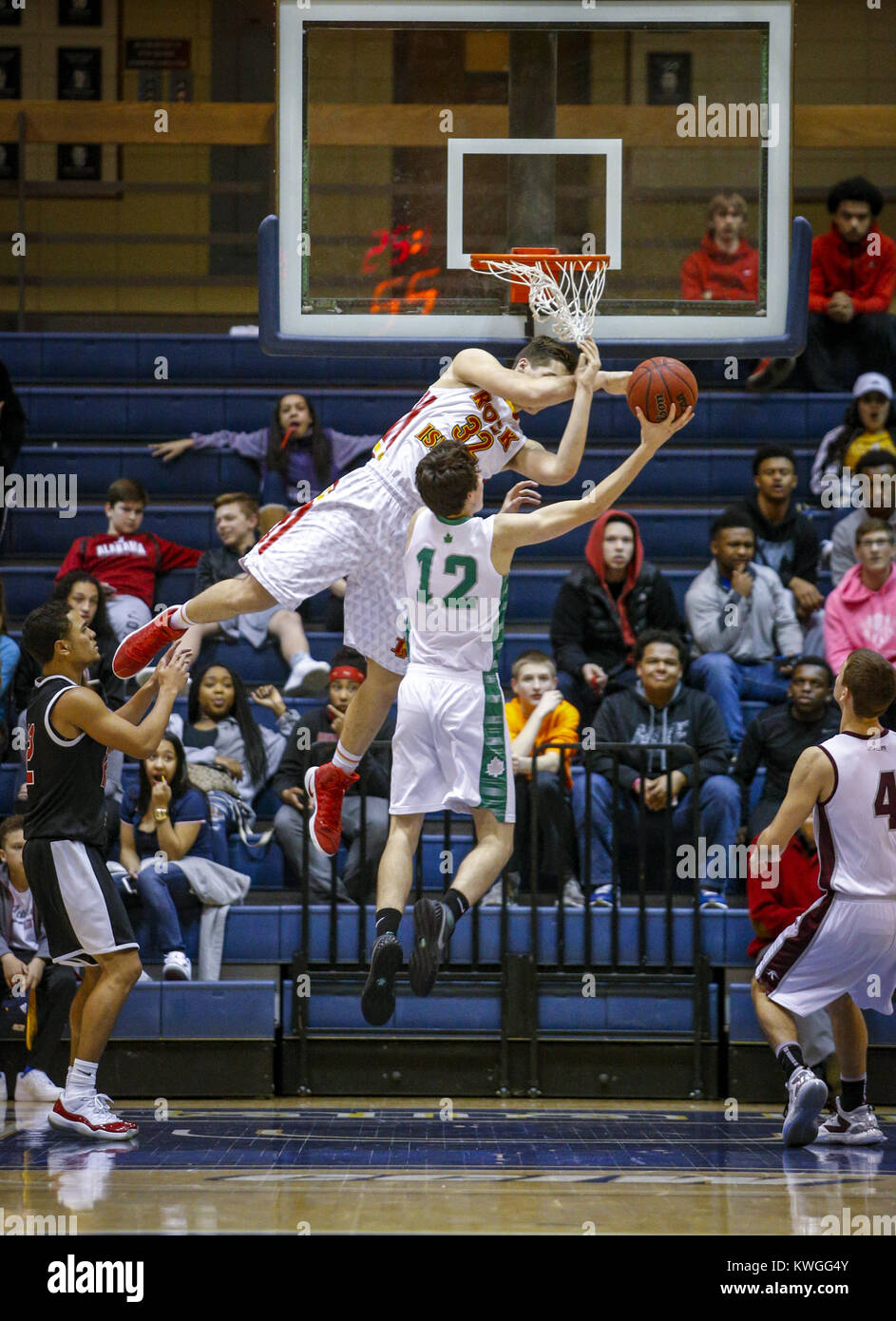 Rock Island, Iowa, USA. 27th Mar, 2017. Geneseo's Jacob Pauley (12 ...