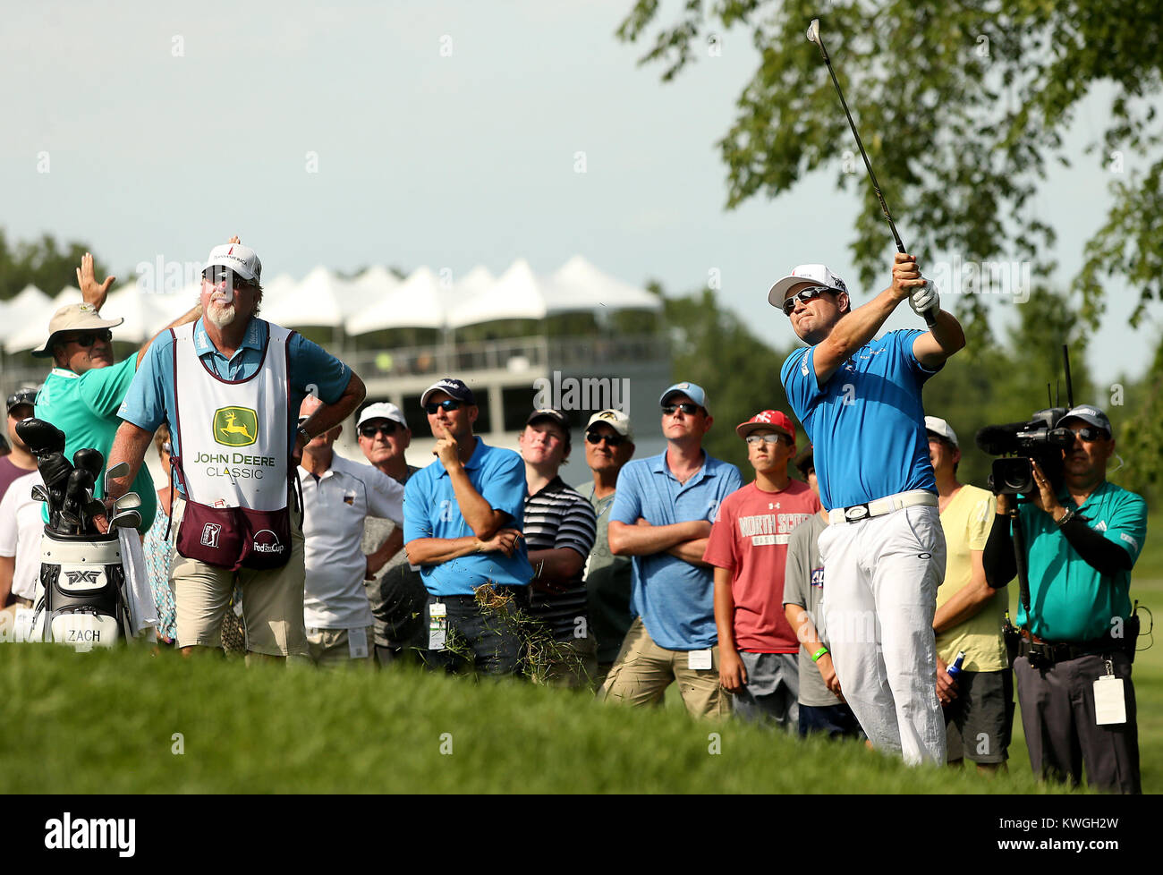 Silvis, Iowa, USA. 15th July, 2017. Former John Deere Classic champion ...