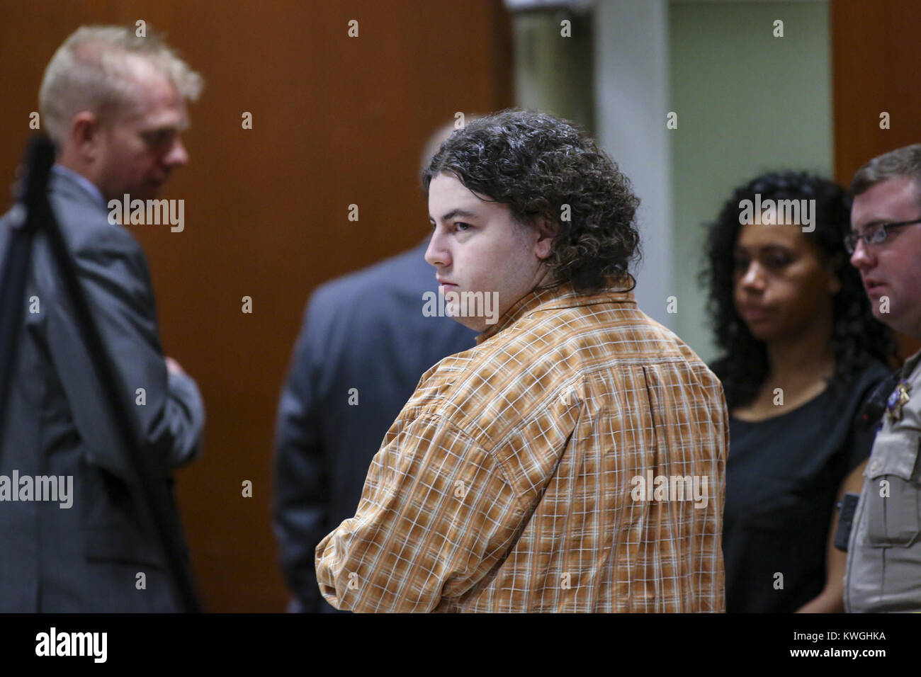 Davenport, Iowa, USA. 4th Oct, 2017. Sean Freese of Davenport walks out ...