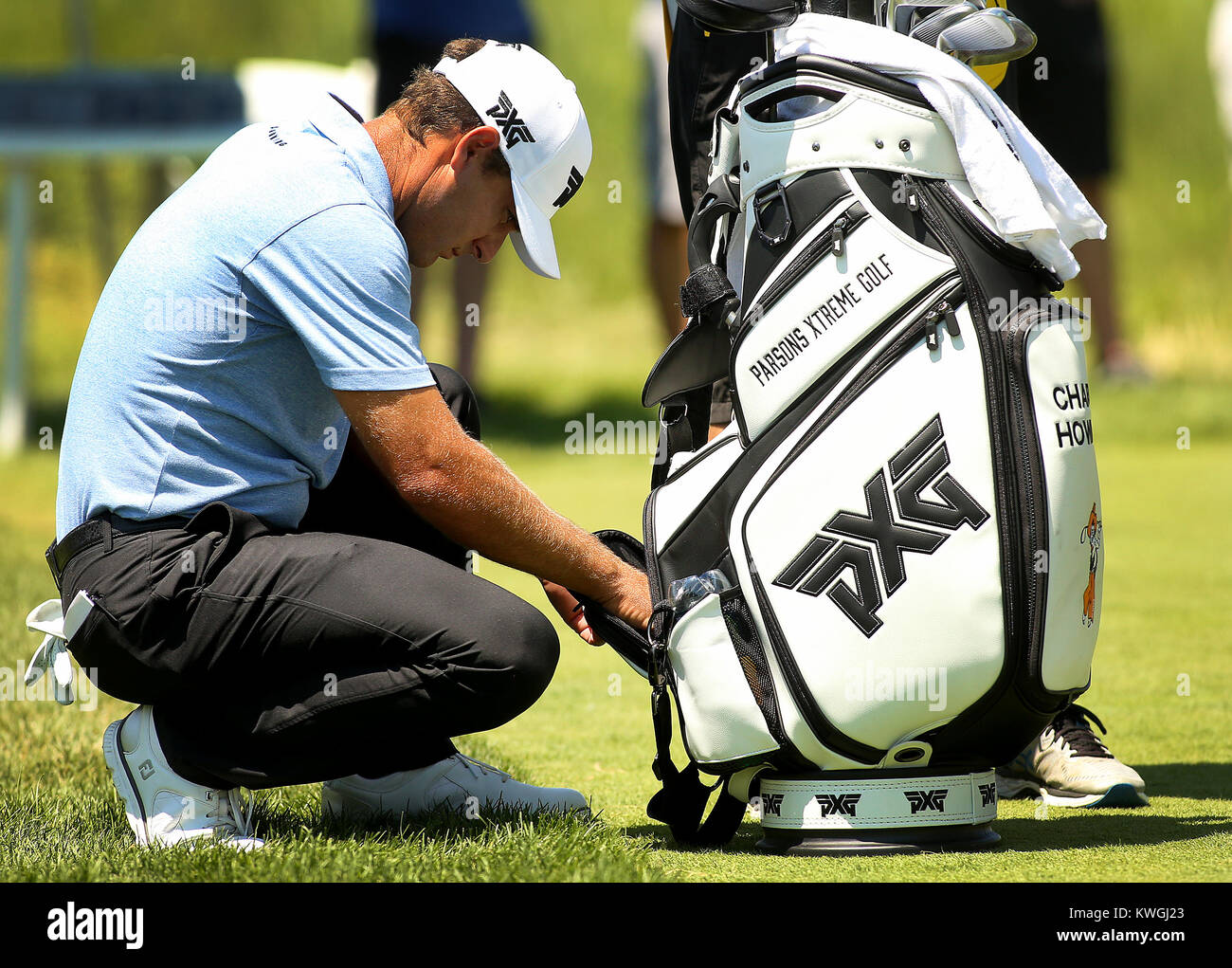 Silvis, Iowa, USA. 15th July, 2017. Charles Howell III of Windermere ...