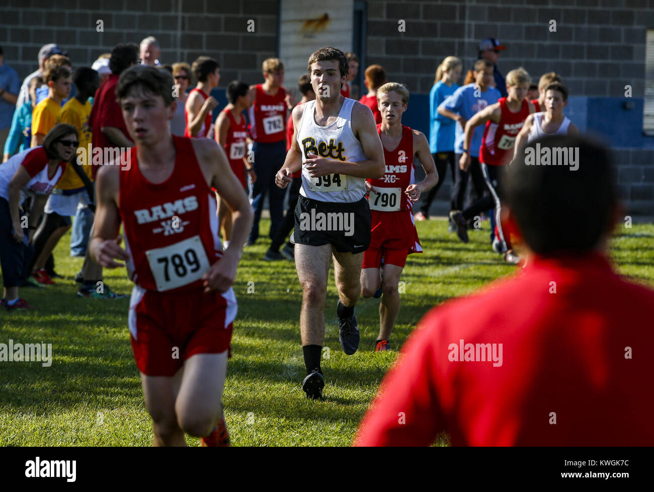 Davenport, Iowa, USA. 3rd Sep, 2016. Bettendorf senior Thomas Crowley ...
