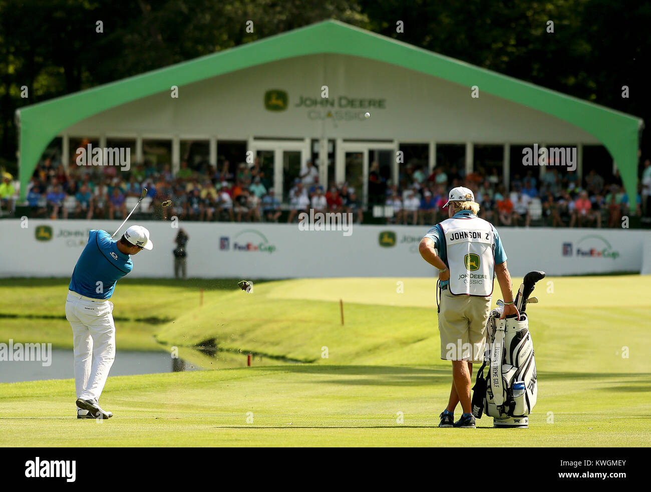 Silvis, Iowa, USA. 15th July, 2017. Former John Deere Classic champion ...