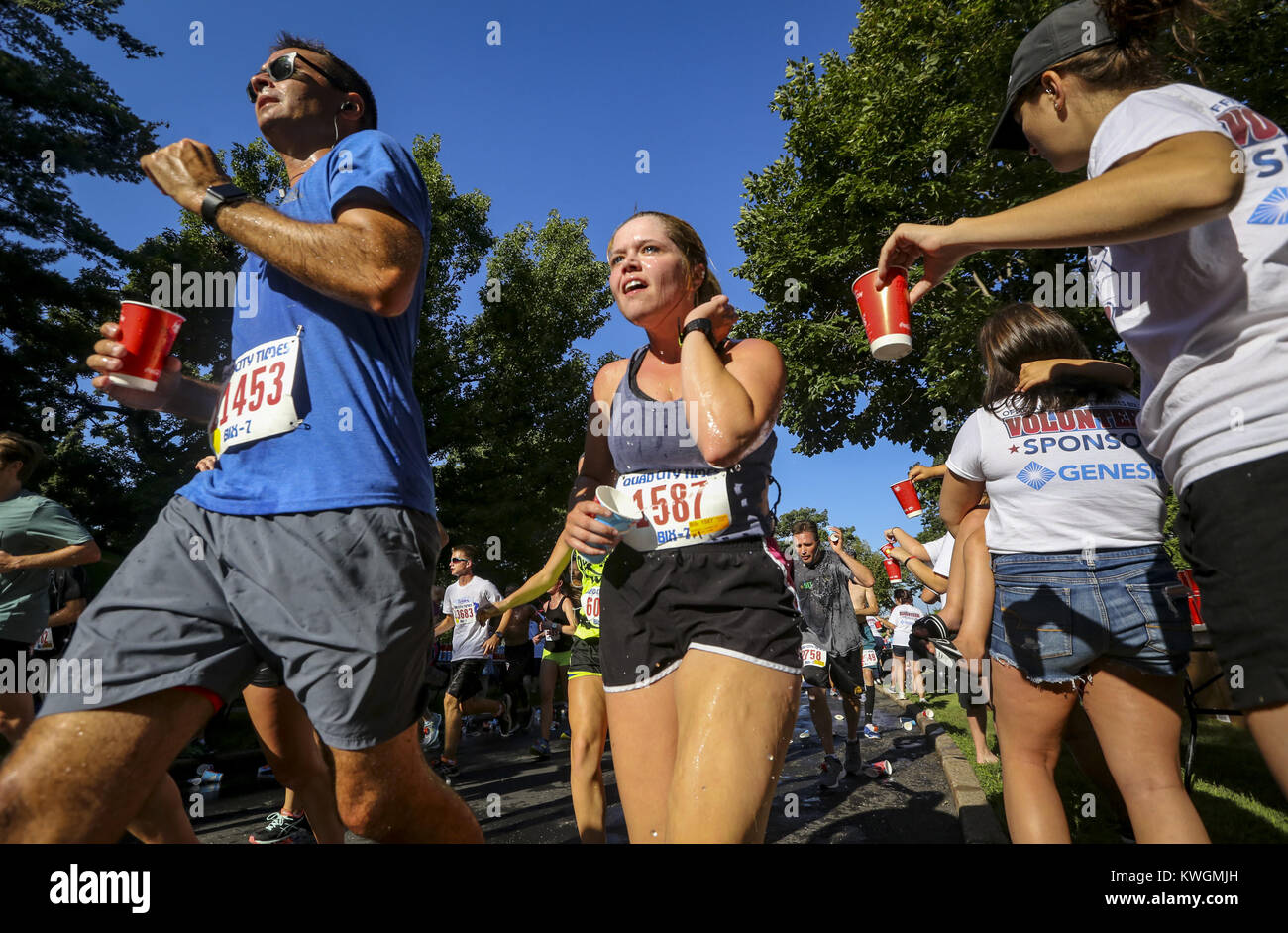 Davenport, Iowa, USA. 29th July, 2017. Danielle Baresel of Davenport ...