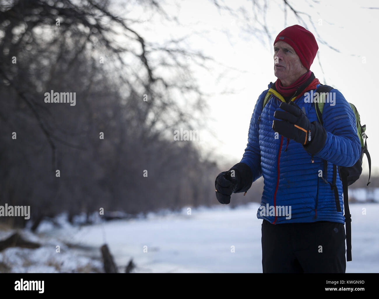 Milan, Iowa, USA. 20th Dec, 2016. Rock Island County volunteer for the ...