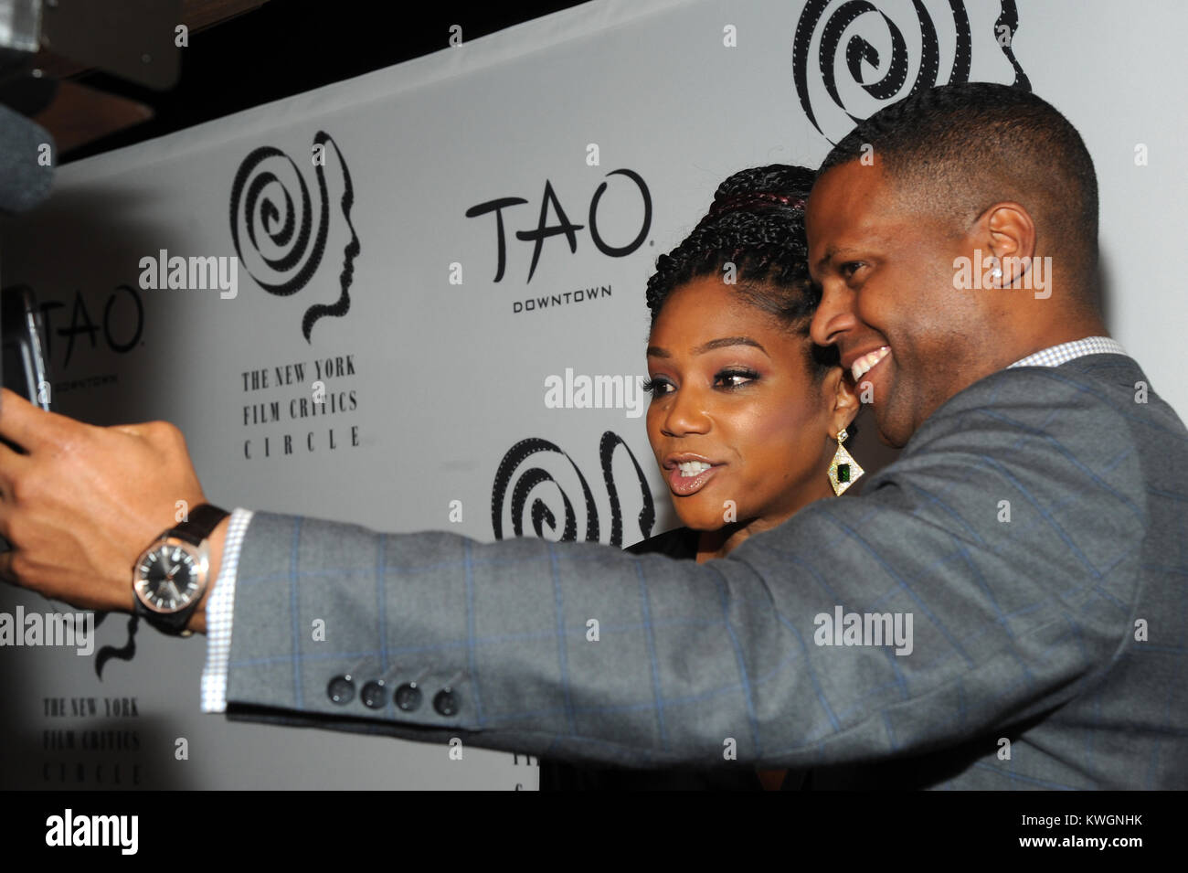 New York, NY, USA. 3rd Jan, 2018. Tiffany Haddish and AJ Calloway at ...