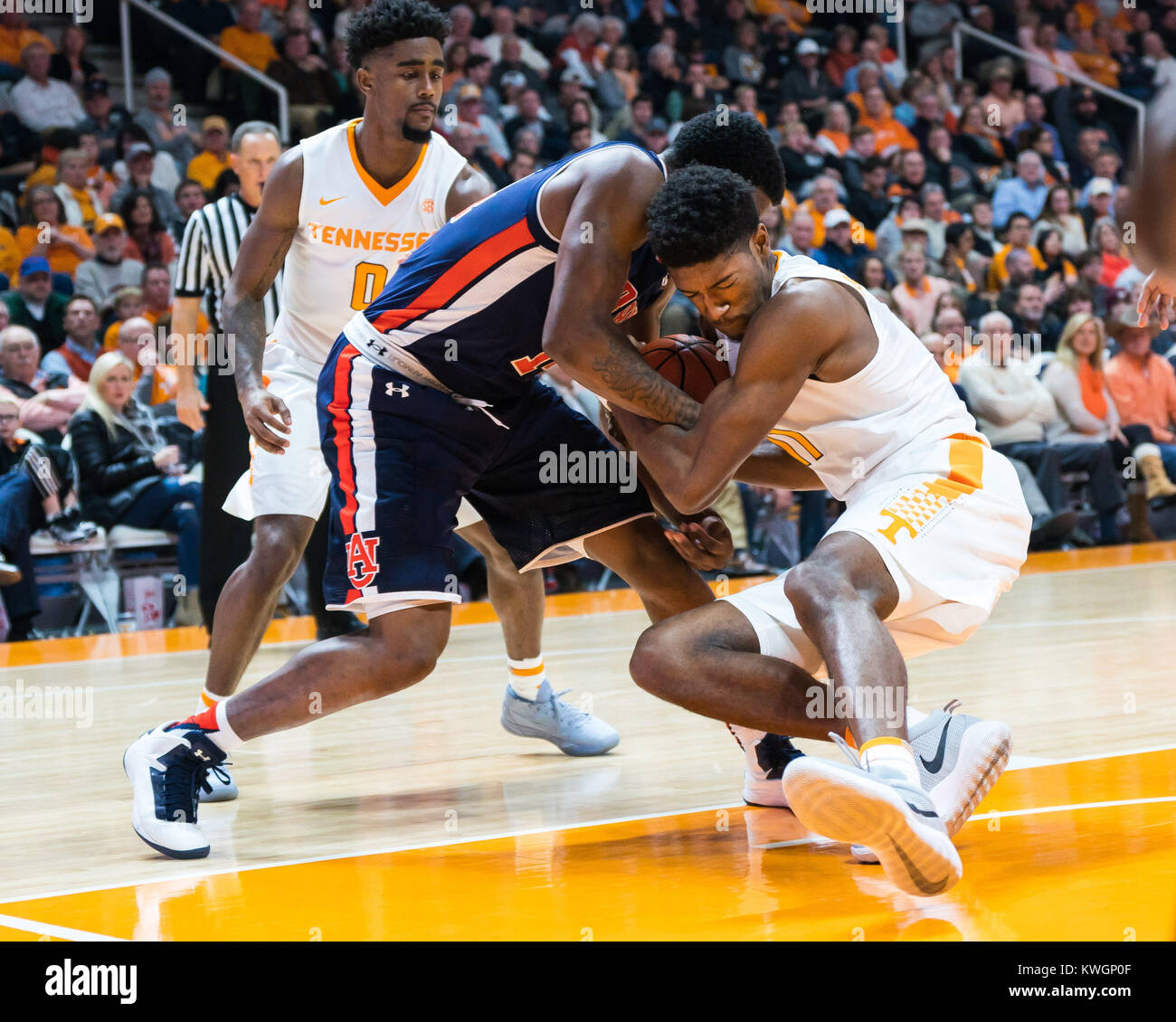 January 2, 2018: Jared Harper #1 of the Auburn Tigers and Kyle ...