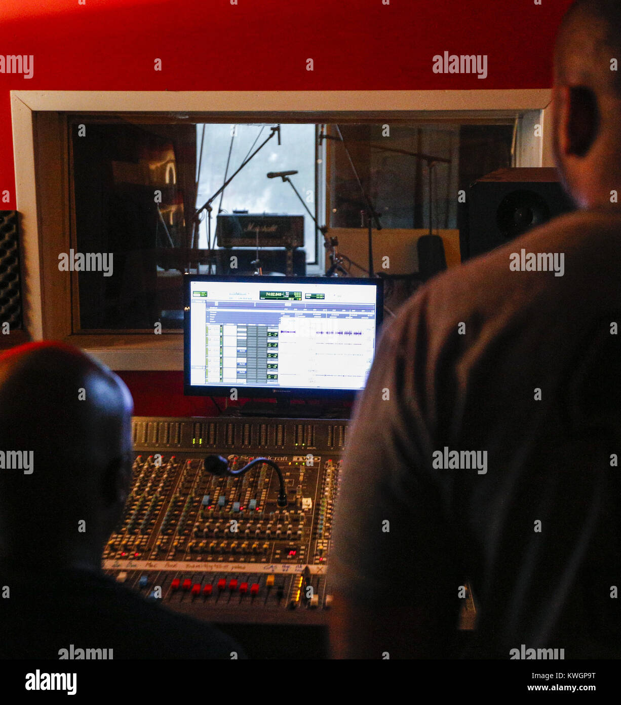 Davenport, Iowa, USA. 13th Sep, 2016. Skylark Recording Studio Owner ...