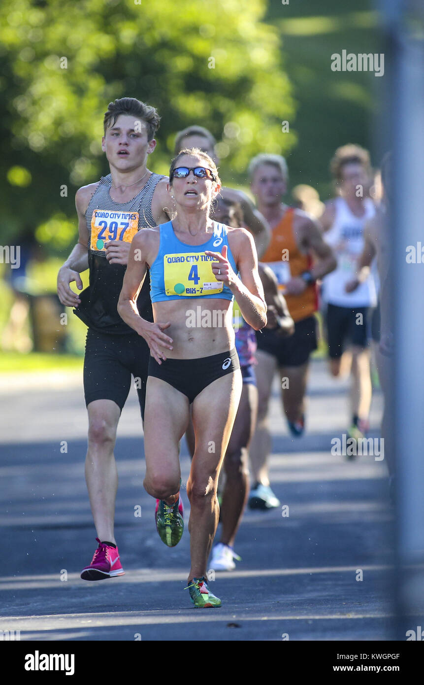Davenport, Iowa, USA. 29th July, 2017. Sara Hall of Redding, Calif ...