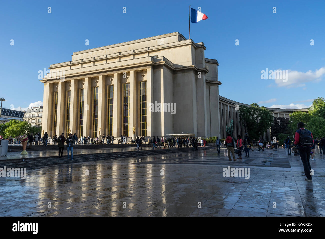 Palais de Chaillot, Paris, France Stock Photo - Alamy