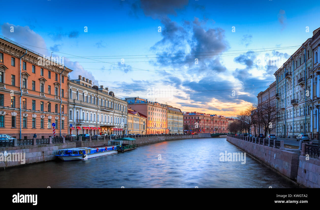 The Moyka River (Russian: Мо́йка) is a small river in Russia that ...