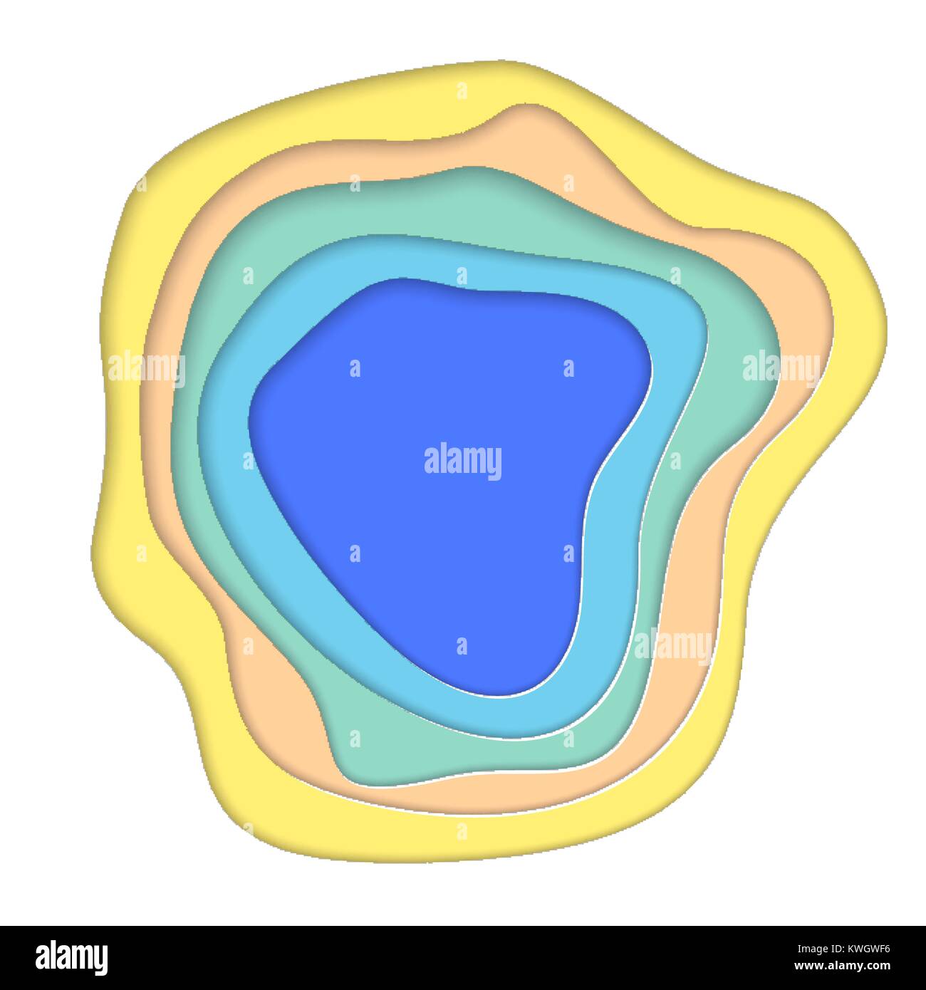 Paper torn blue cut Stock Vector Images - Alamy