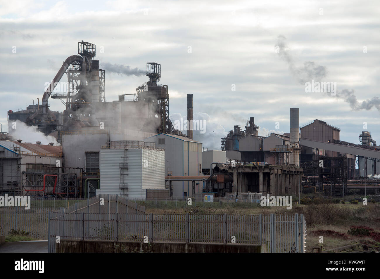 Tata Steel works at Port Talbot in Wales Stock Photo - Alamy