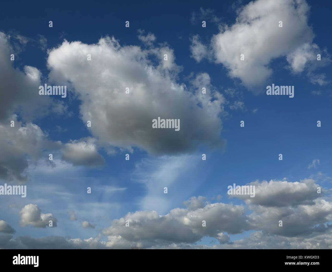 Clouds on the sky - floating clouds Stock Photo - Alamy