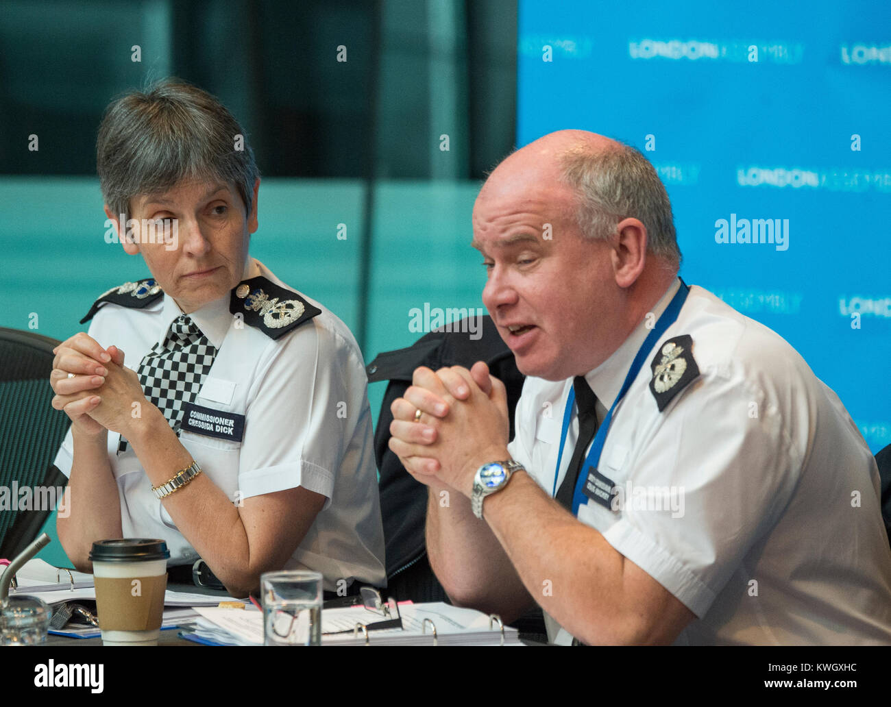 Metropolitan police commissioner Cressida Dick and deputy commissioner ...