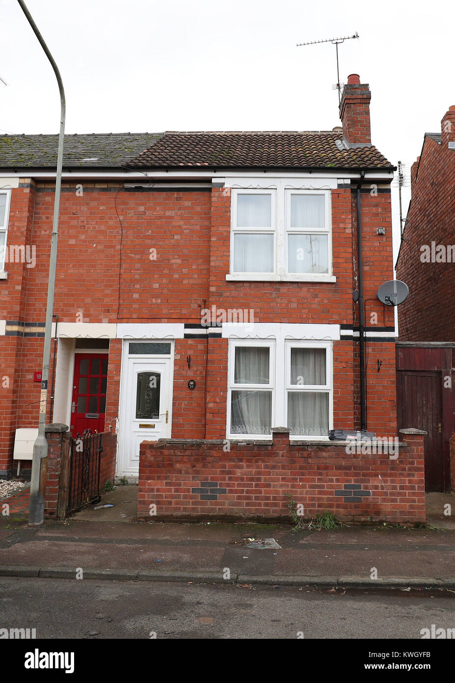 A general view of 16 Calton Road, Gloucester, the home of taxi driver ...