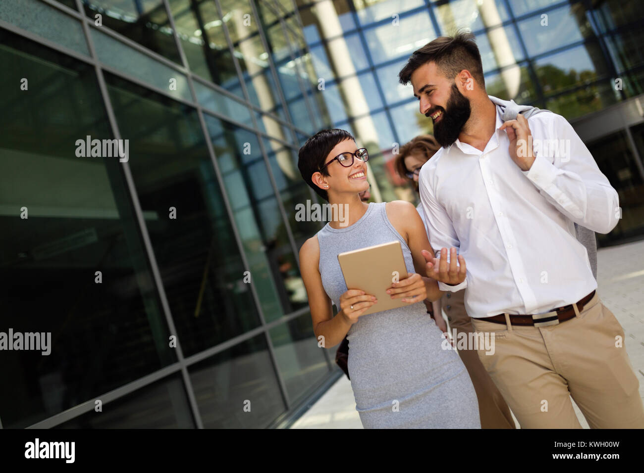 Business people having fun in office Stock Photo - Alamy