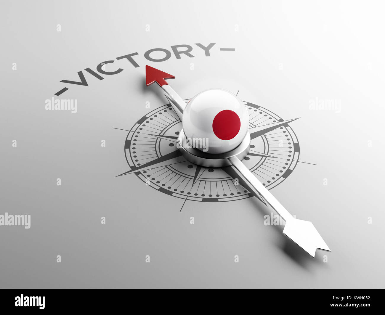 Japan High Resolution Victory Concept Stock Photo - Alamy