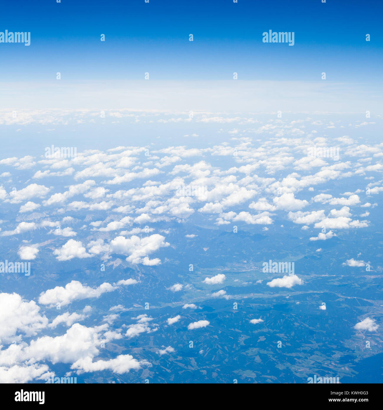 Earth blue sky view hi-res stock photography and images - Alamy