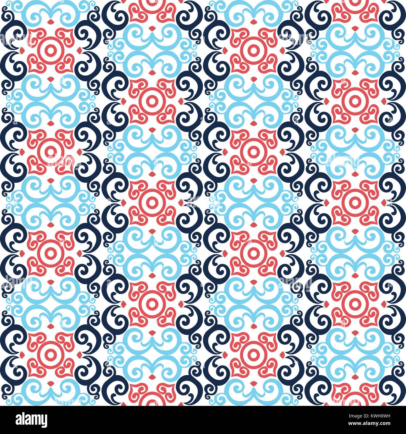 Asian pattern vector red hi-res stock photography and images - Alamy