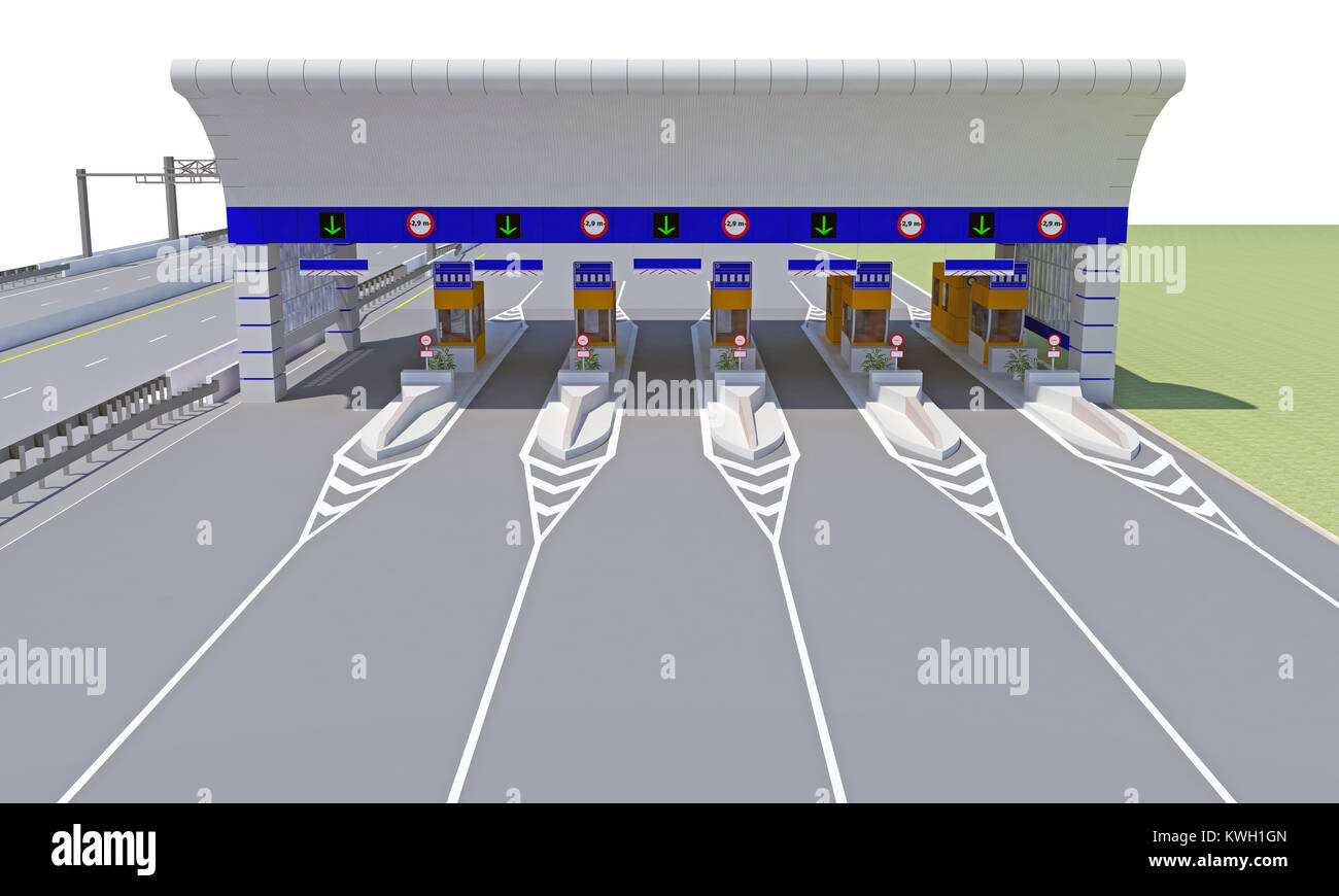 Checkpoint barrier road hi-res stock photography and images - Alamy