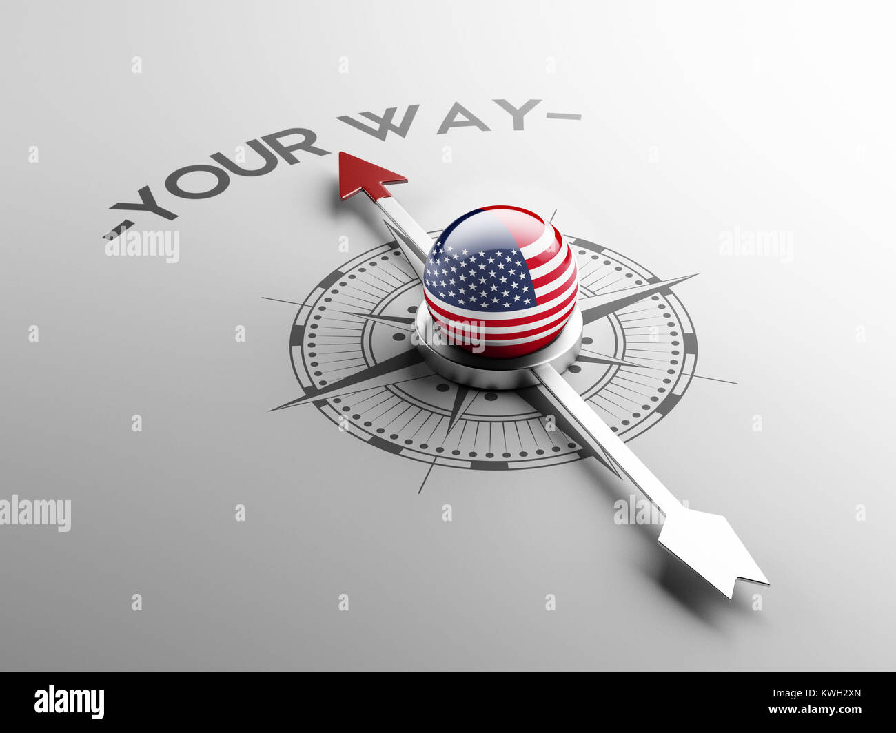 United States High Resolution Your Way Concept Stock Photo - Alamy