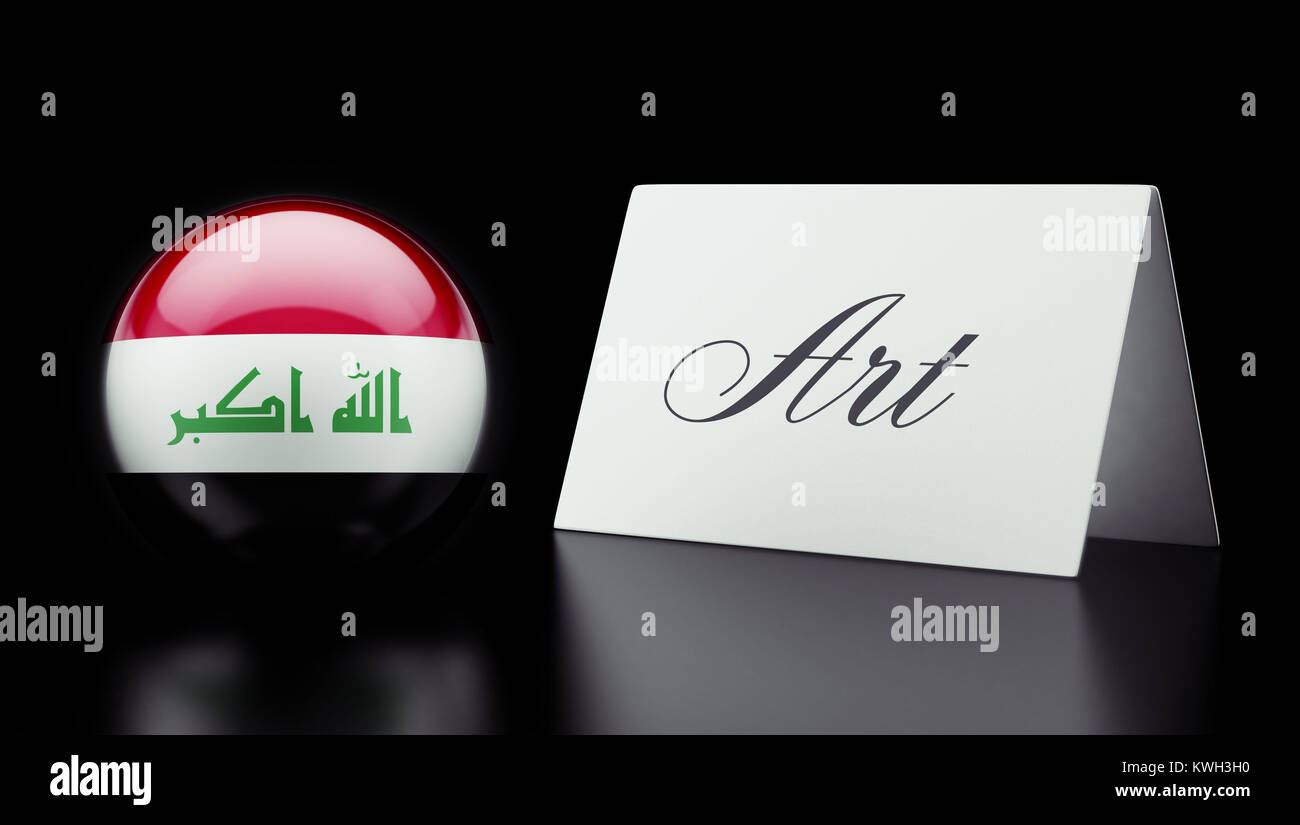 Iraq High Resolution Art Concept Stock Photo - Alamy