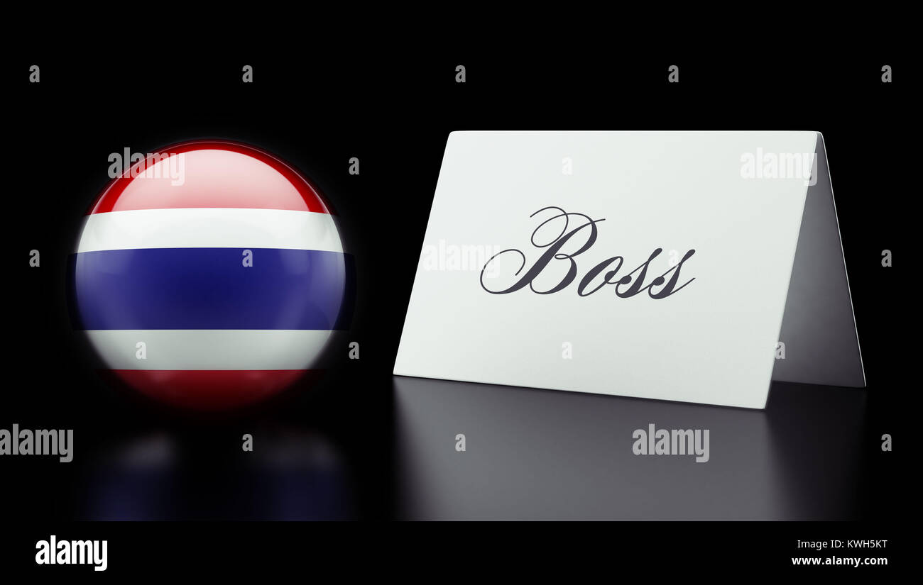 Thailand High Resolution Boss Concept Stock Photo - Alamy