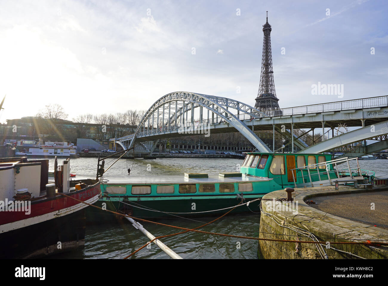 Steel arched footbridge hi-res stock photography and images - Alamy