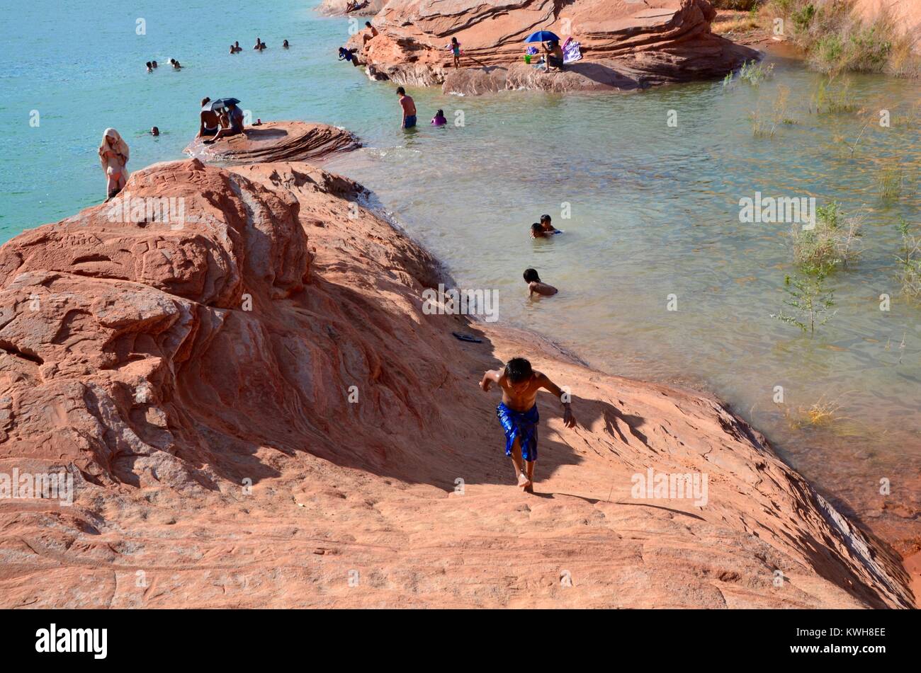 Navajo people water hi-res stock photography and images - Alamy