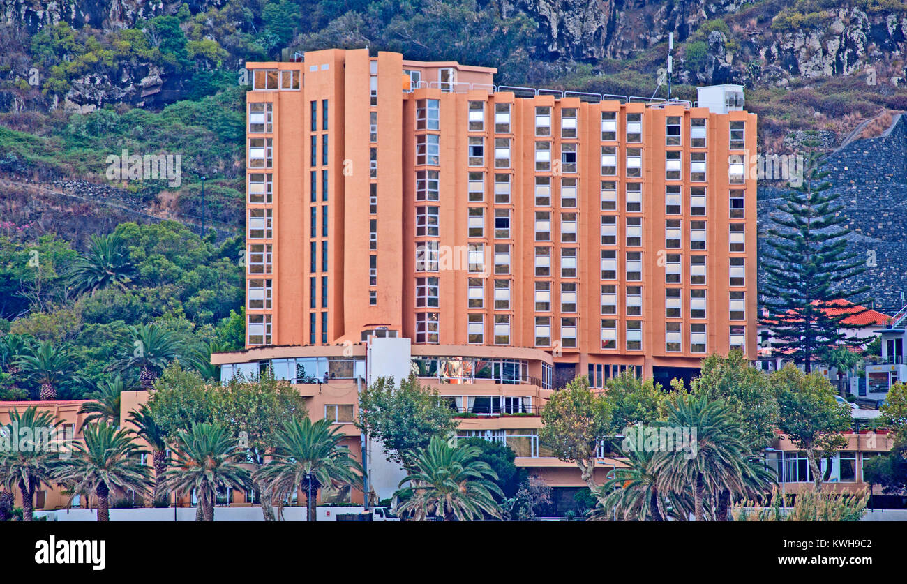 Machico, Hotel, Madeira, Portugal Stock Photo - Alamy